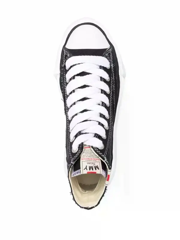 Mihara Yasuhiro Peterson High Top Sneakers - Black