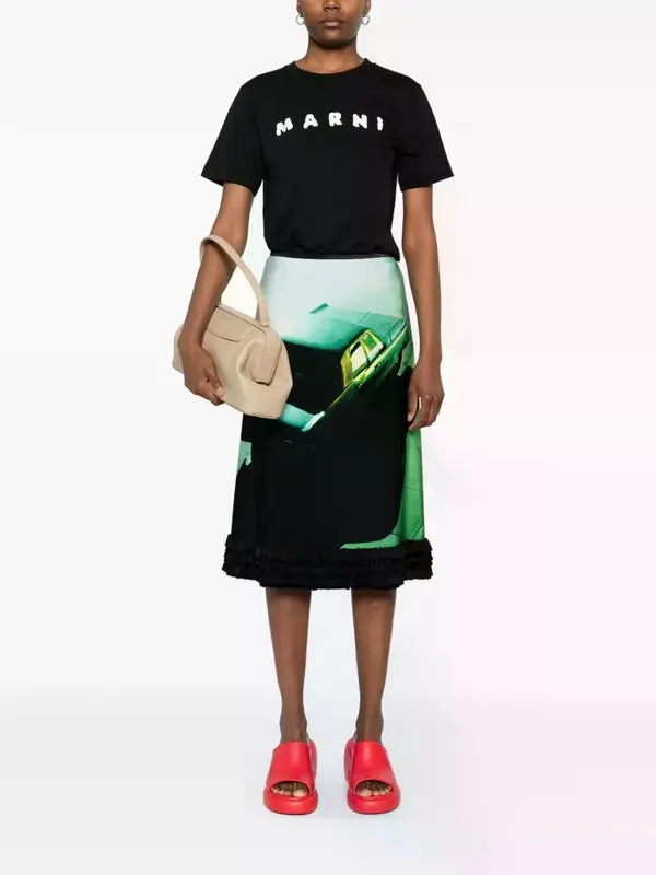 Marni Fluffy Logo T-shirt