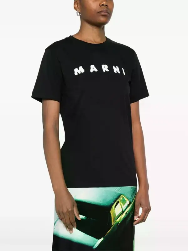 Marni Fluffy Logo T-shirt
