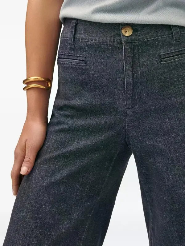 Brooks Brothers Wide-leg Jeans