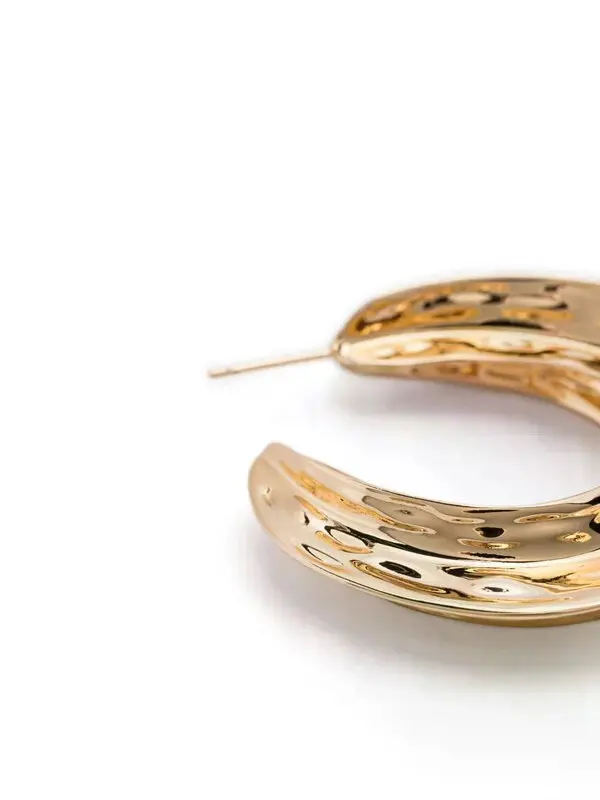 SELF-PORTRAIT Sculpted Hoop Earrings