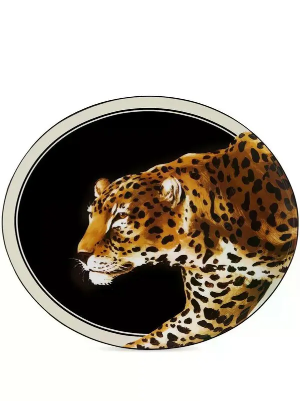 Dolce & Gabbana Porcelain Leopard Platter