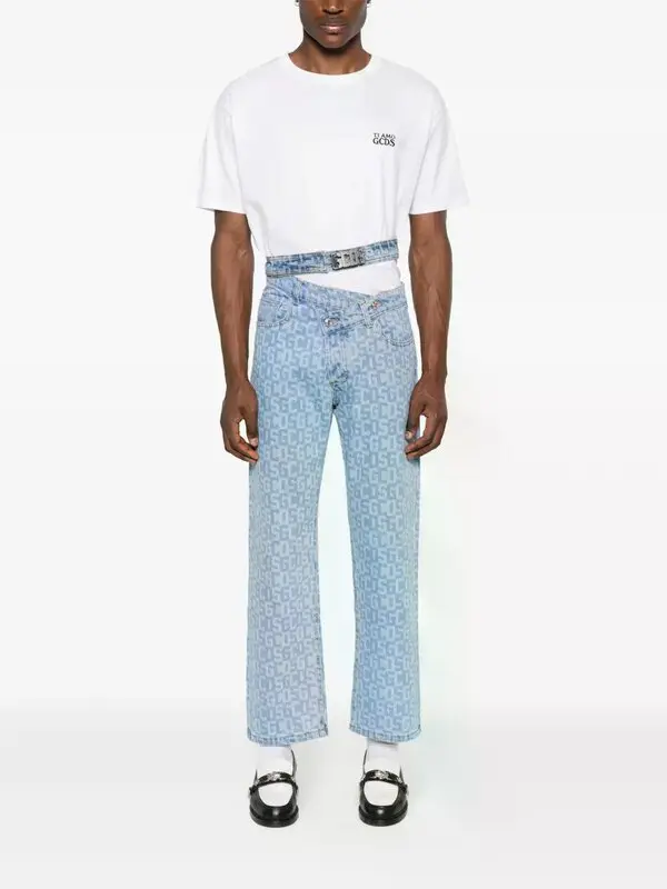 Gcds Logo-print Jeans