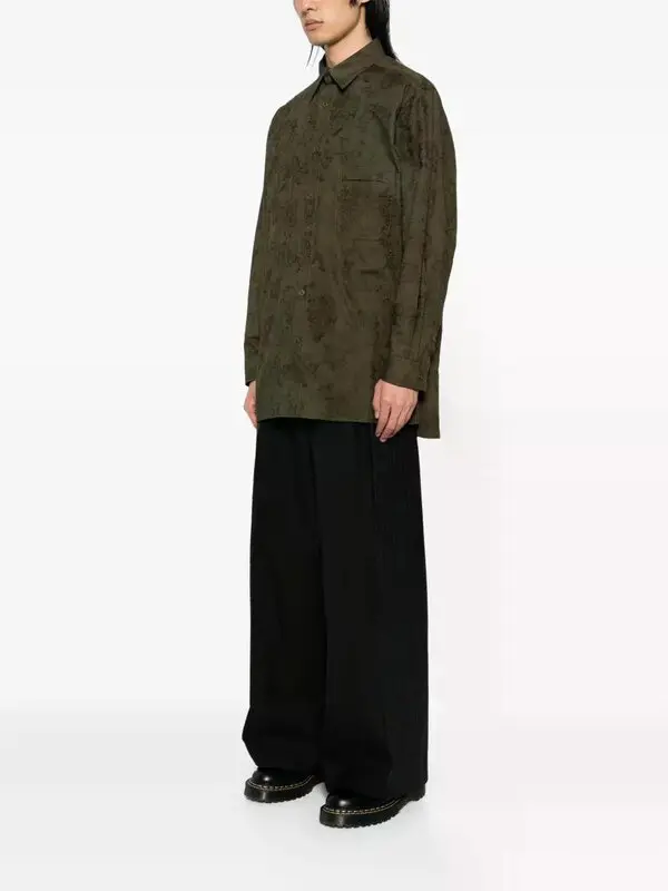Yohji Yamamoto Floral-print Shirt