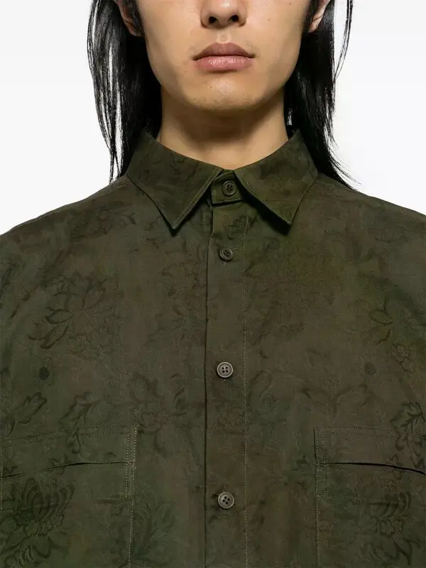 Yohji Yamamoto Floral-print Shirt