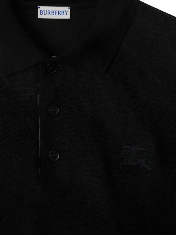 Burberry Long-sleeve Cotton Polo Shirt
