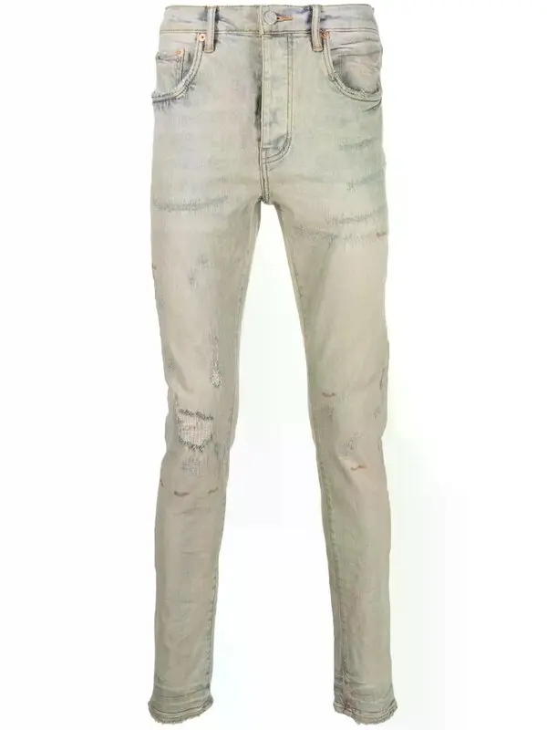 PURPLE BRAND Distressed Skinny Fit Jeans