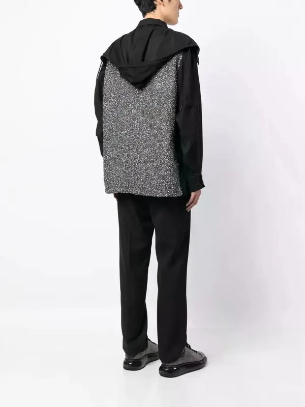 4SDESIGNS Panel-detail Jacket With Detachable Hood