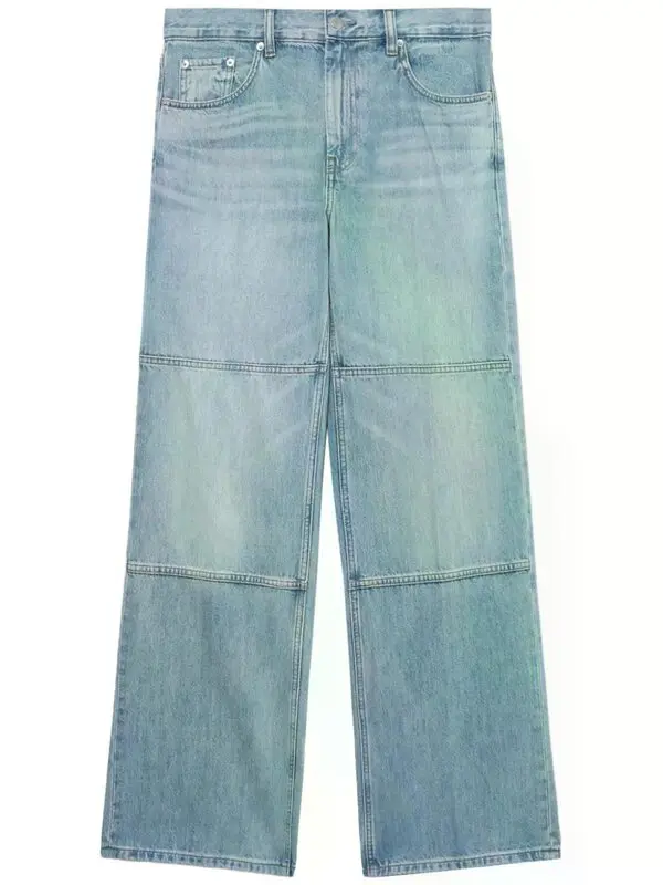 Helmut Lang Mid-rise Wide-leg Jeans - Blue