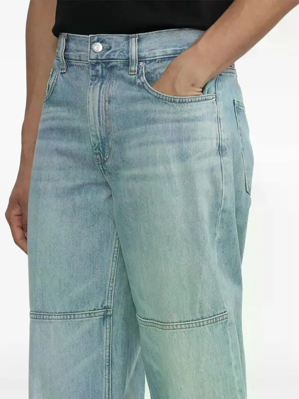 Helmut Lang Mid-rise Wide-leg Jeans - Blue