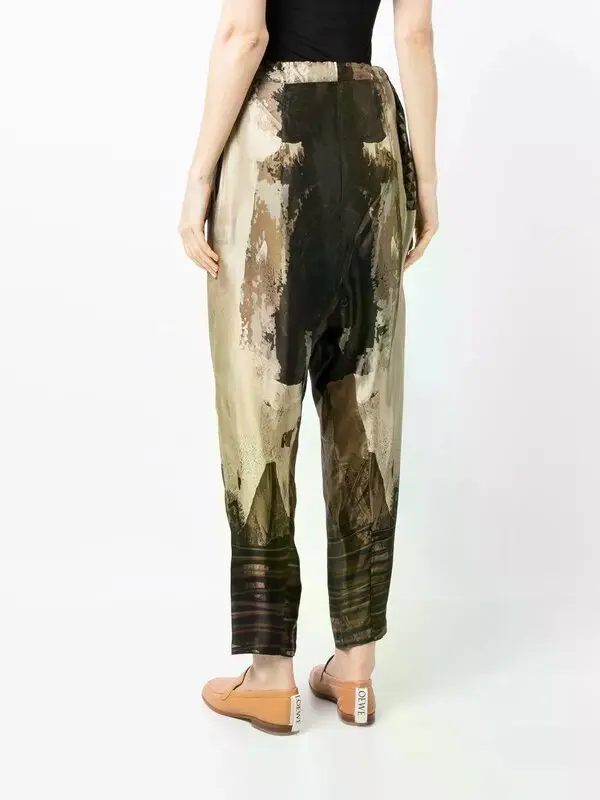 Masnada Graphic-print Trousers