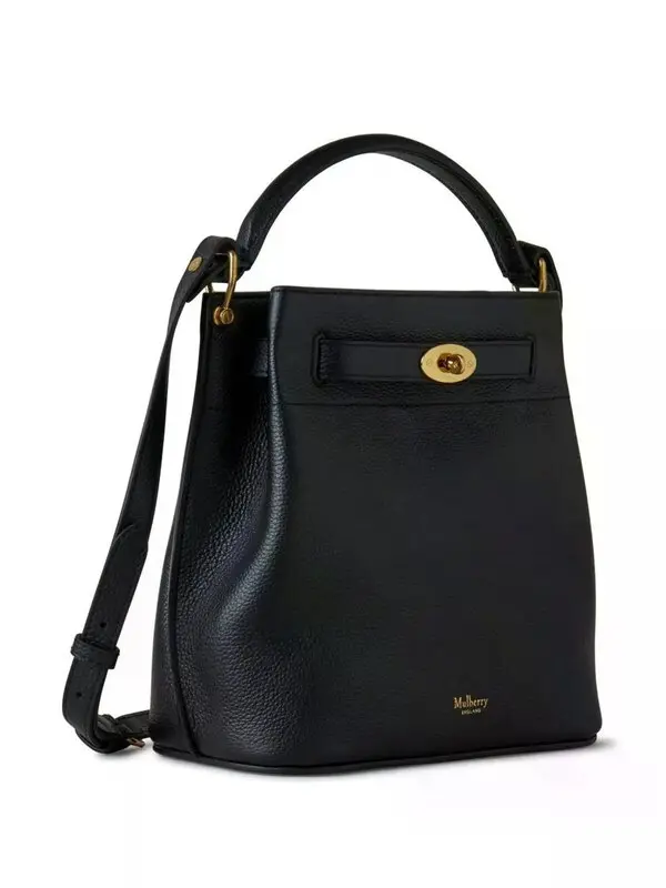Mulberry Small Islington Leather Bucket Bag - Black
