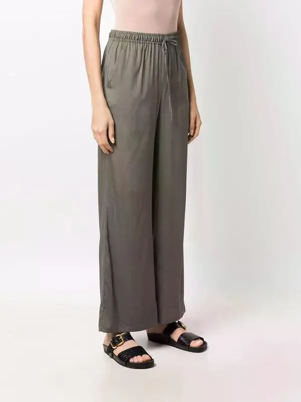 PAULA Drawstring Straight-leg Trousers