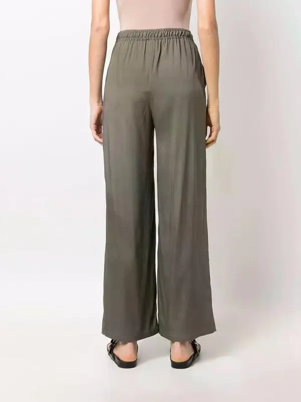PAULA Drawstring Straight-leg Trousers