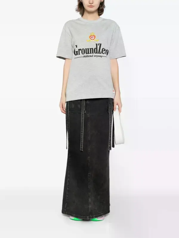 GROUND ZERO Logo Print T-shirt