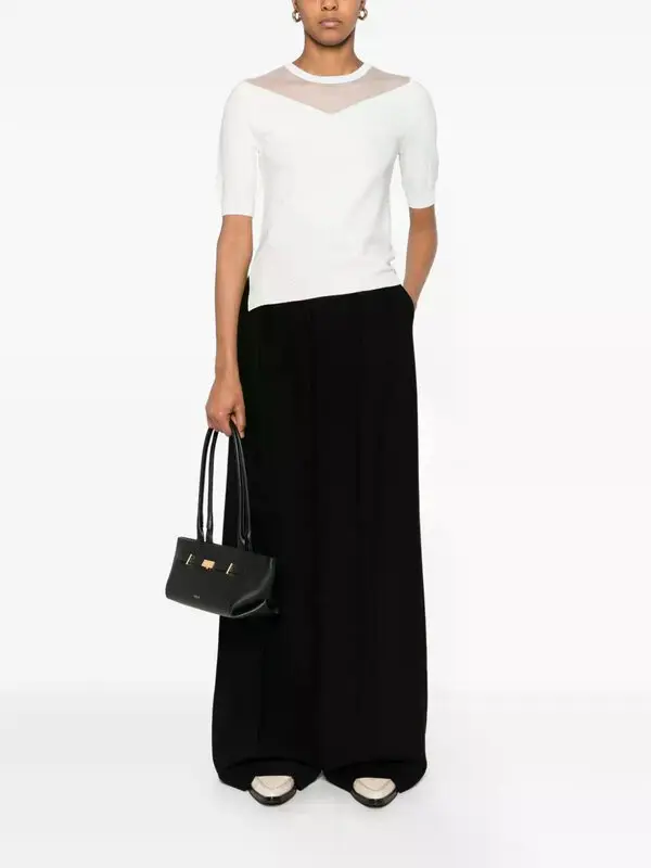 Dkny Sheer-panel T-shirt