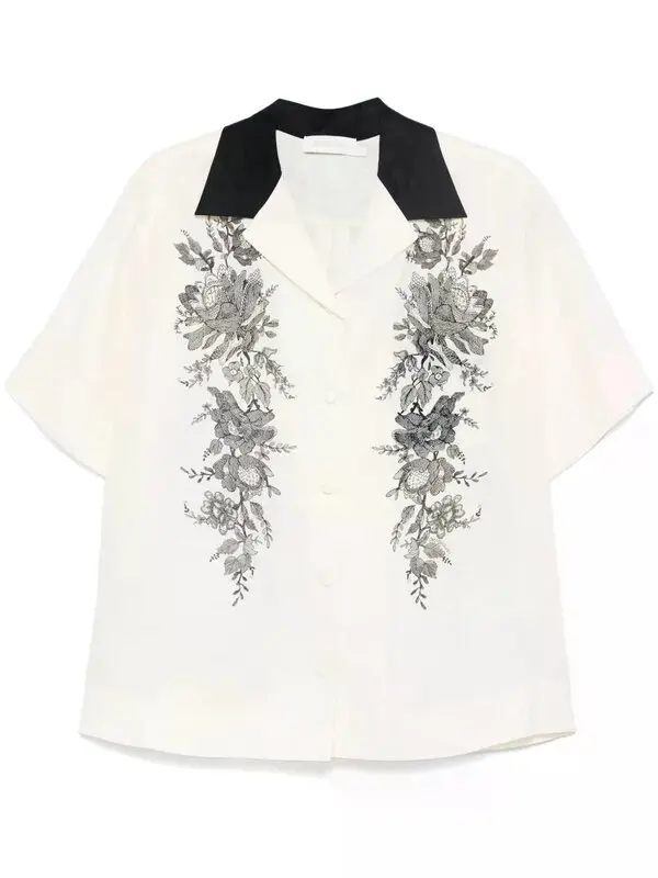Zimmermann Short-sleeve Shirt - Neutrals