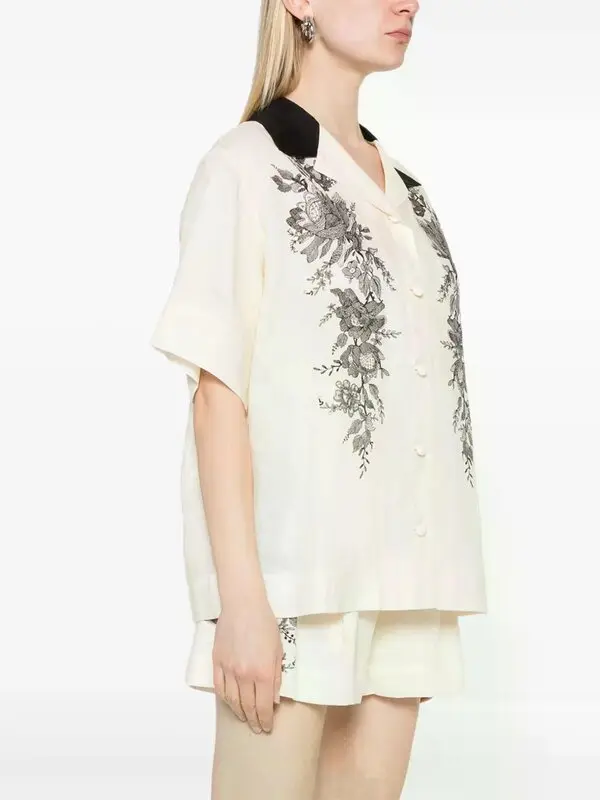 Zimmermann Short-sleeve Shirt - Neutrals