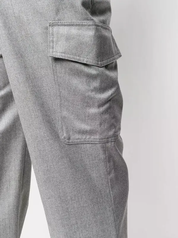 Brunello Cucinelli Cropped Virgin Wool Trousers