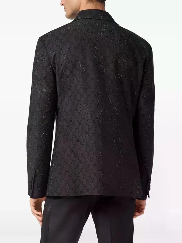 Philipp Plein Monogram-pattern Blazer