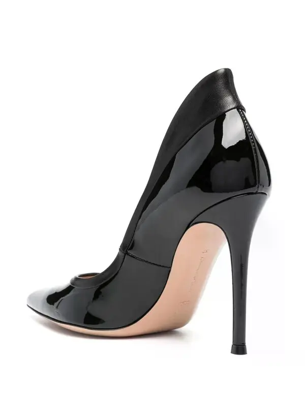 GIANVITO ROSSI Tuxedo 100mm Leather Pumps