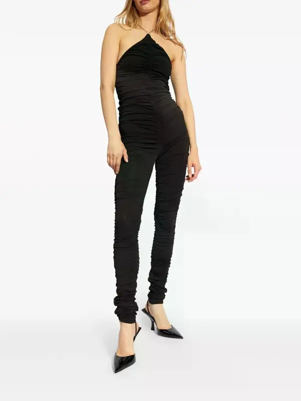Attico Chain-link Halterneck Jumpsuit