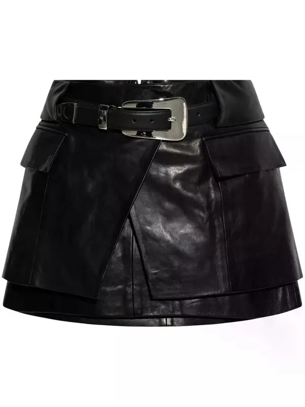 IRO PARIS Leather Mini Skirt