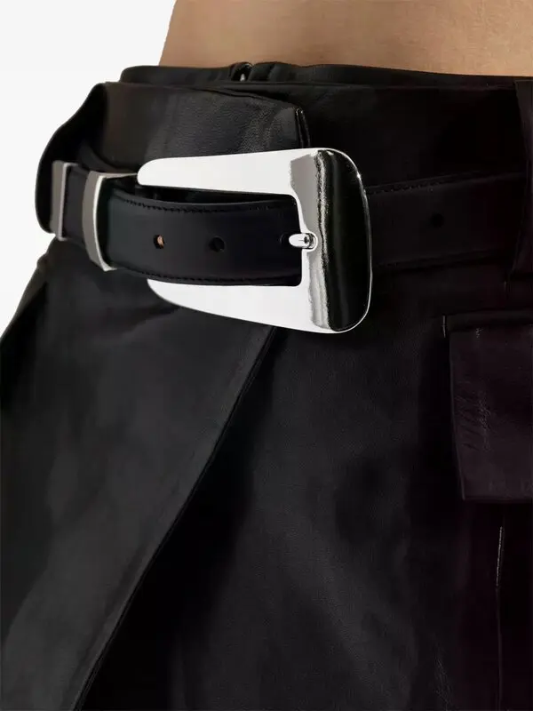 IRO PARIS Leather Mini Skirt