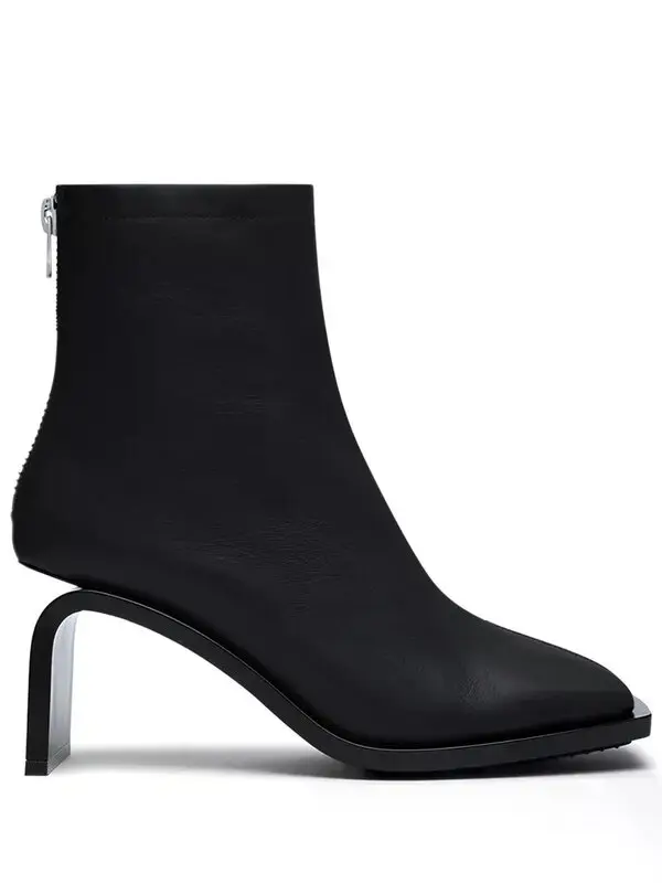COURREGES Stream Leather Ankle Boots