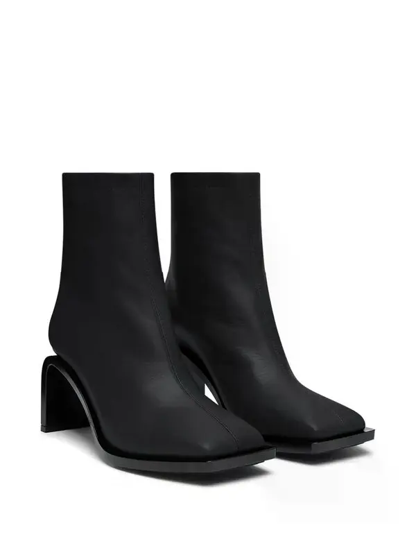 COURREGES Stream Leather Ankle Boots