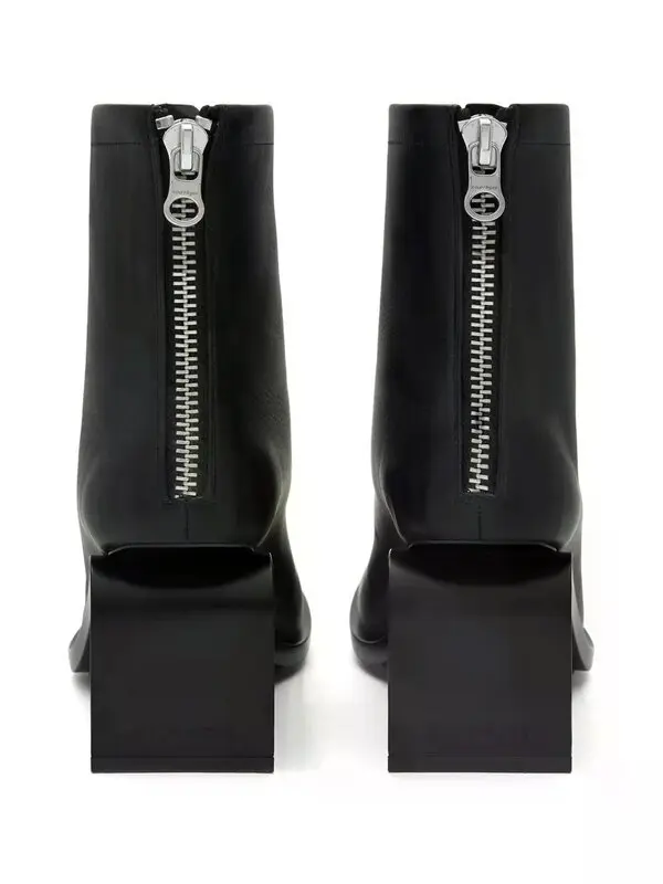 COURREGES Stream Leather Ankle Boots