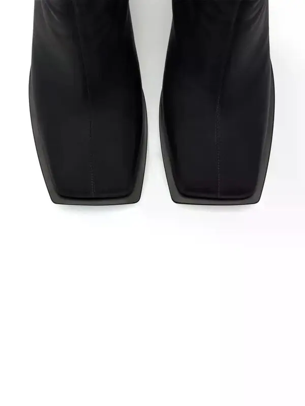 COURREGES Stream Leather Ankle Boots