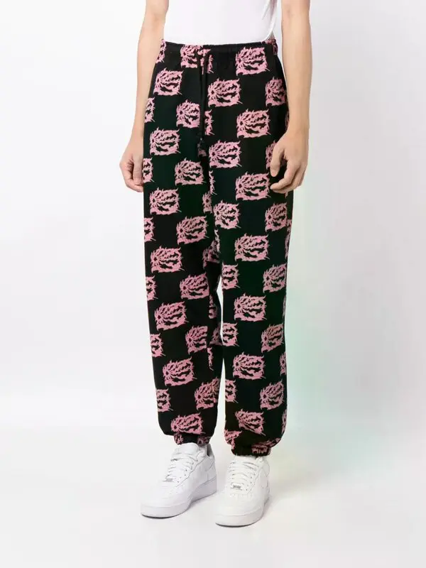 RASSVET Graphic-print Cotton Track Pants