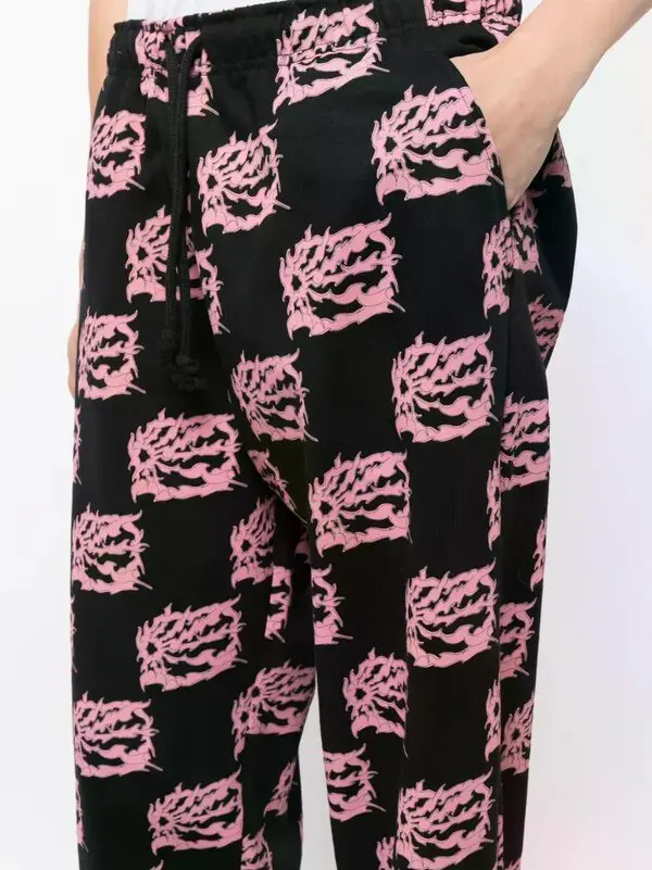 RASSVET Graphic-print Cotton Track Pants