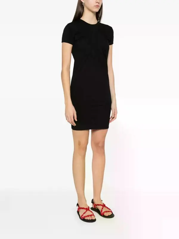Coperni Gathered Heart-motif Mini Dress