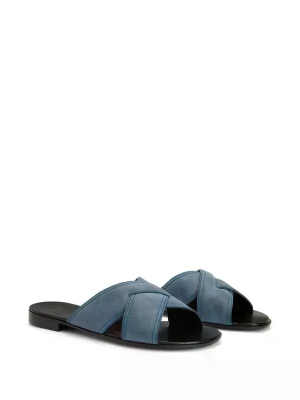 GIUSEPPE ZANOTTI Flavio Suede Sandals