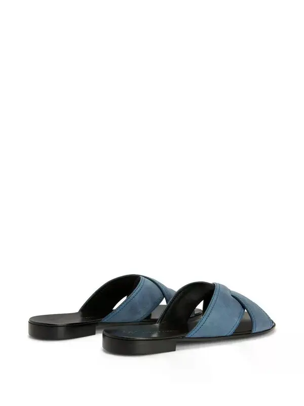 GIUSEPPE ZANOTTI Flavio Suede Sandals