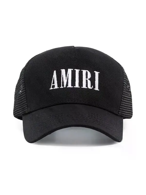 Amiri Logo-embroidered Baseball Cap - Black
