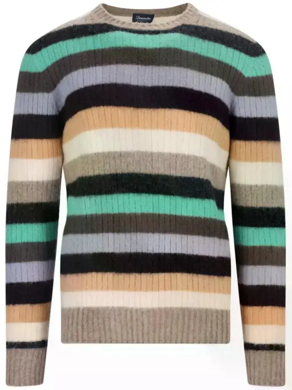 DRUMOHR Striped Wool Jumper