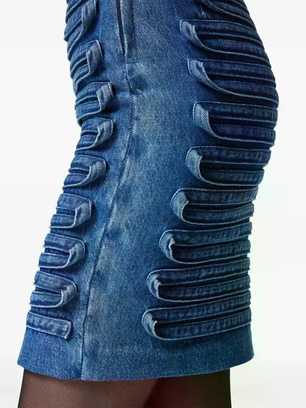 Versace Denim Mini Skirt