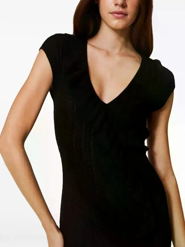 TWINSET Knitted Midi Dress