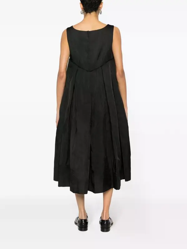 Comme Des Garçons Patterned Jacquard Sleeveless Dress