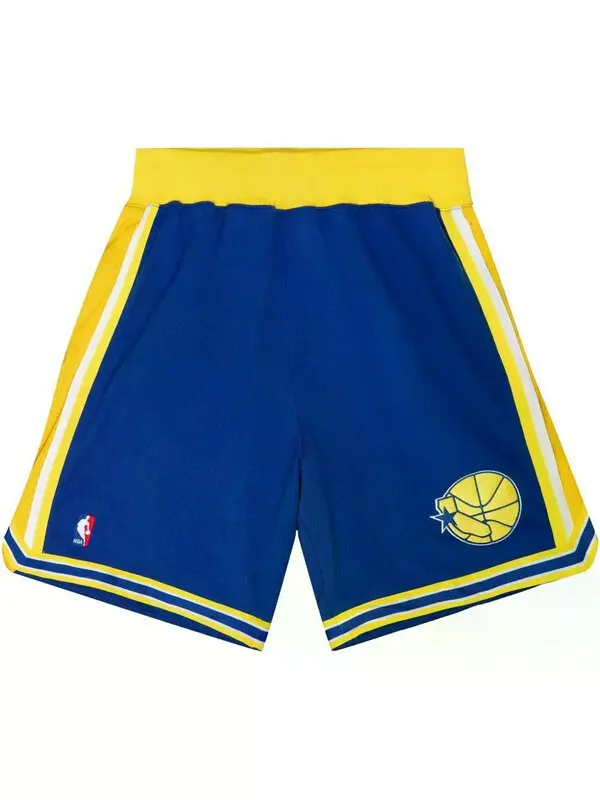 Mitchell & Ness Nba Authentic Warriors 95 Shorts - Blue