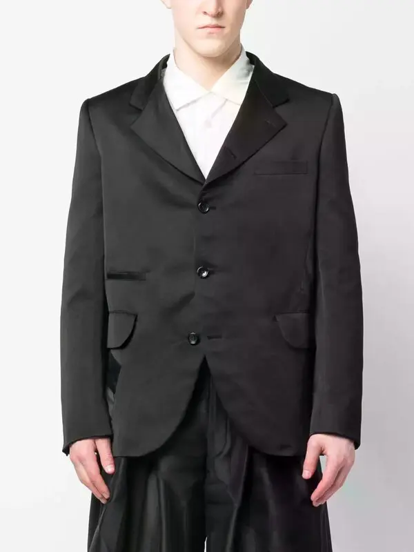 Comme Des Garçons Zip-details Blazer