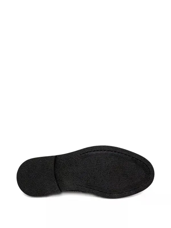 Filling Pieces Reed Woven-panel Loafers