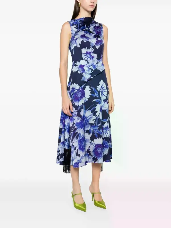 Erdem Floral-print Midi Dress