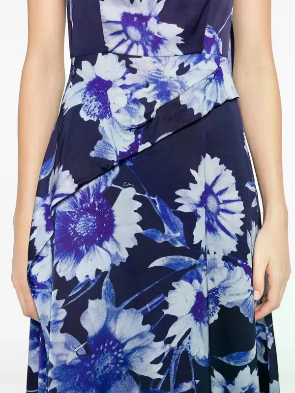 Erdem Floral-print Midi Dress