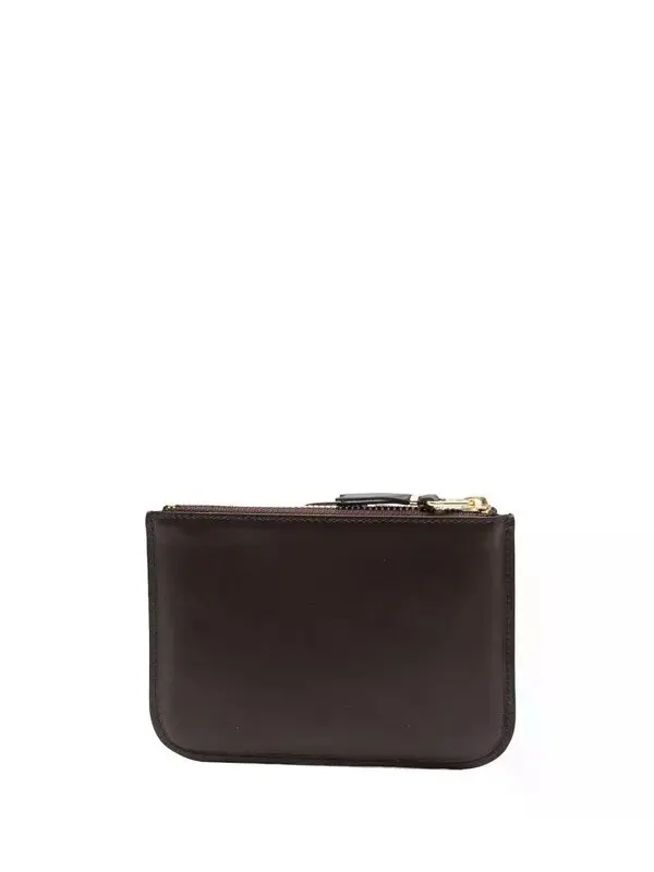 Comme Des Garçons Double-compartment Leather Wallet