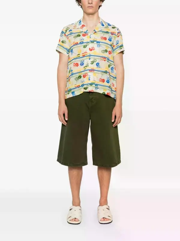 BODE Flower Stamp Shirt