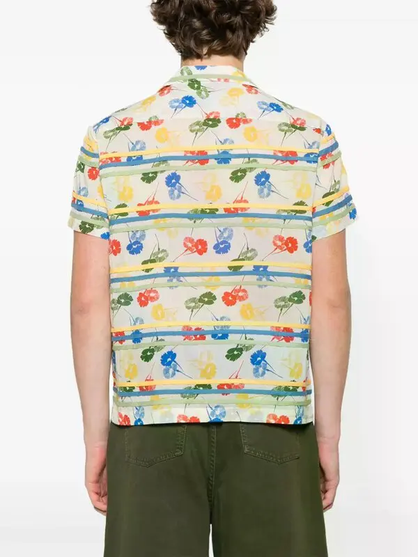 BODE Flower Stamp Shirt